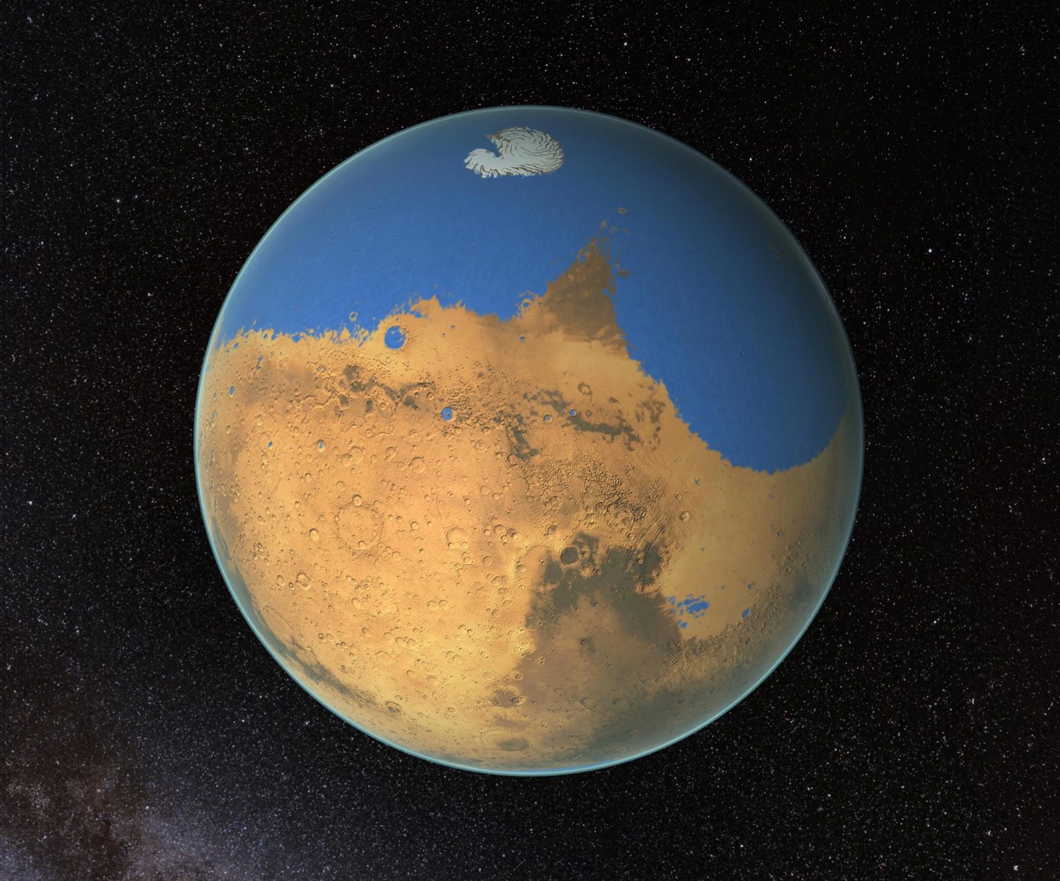 Tracing Water on Mars: From Ice Caps to Hidden Oceans and the Quest for Life