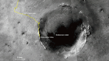 Mars Reconnaissance Orbiter Views Wind Carved Rock on Mars
