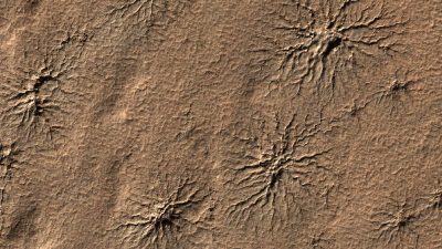 Mars Awakens for the New Year: Explosive Springs and Wandering Dunes
