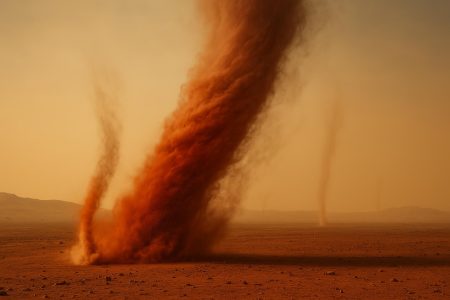 NASA’s Perseverance Rover Captures Rare Martian Dust Devil Collision in ...