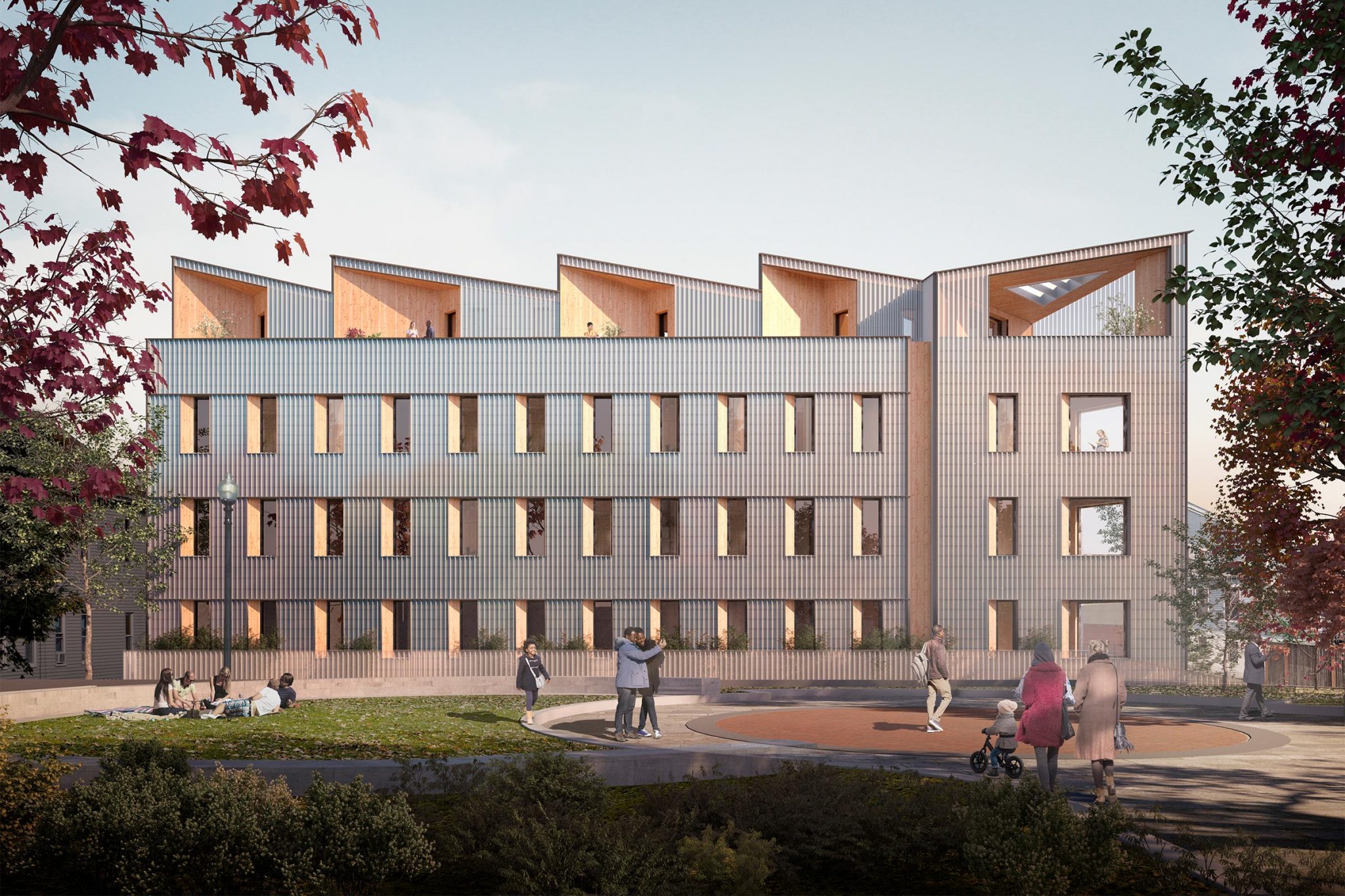 New Mass-Timber Sustainable Building Takes Shape in Boston