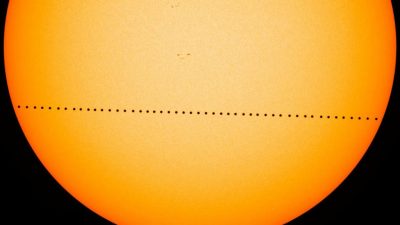 NASA’s Solar Dynamics Observatory Spots First Lunar Transit of 2021