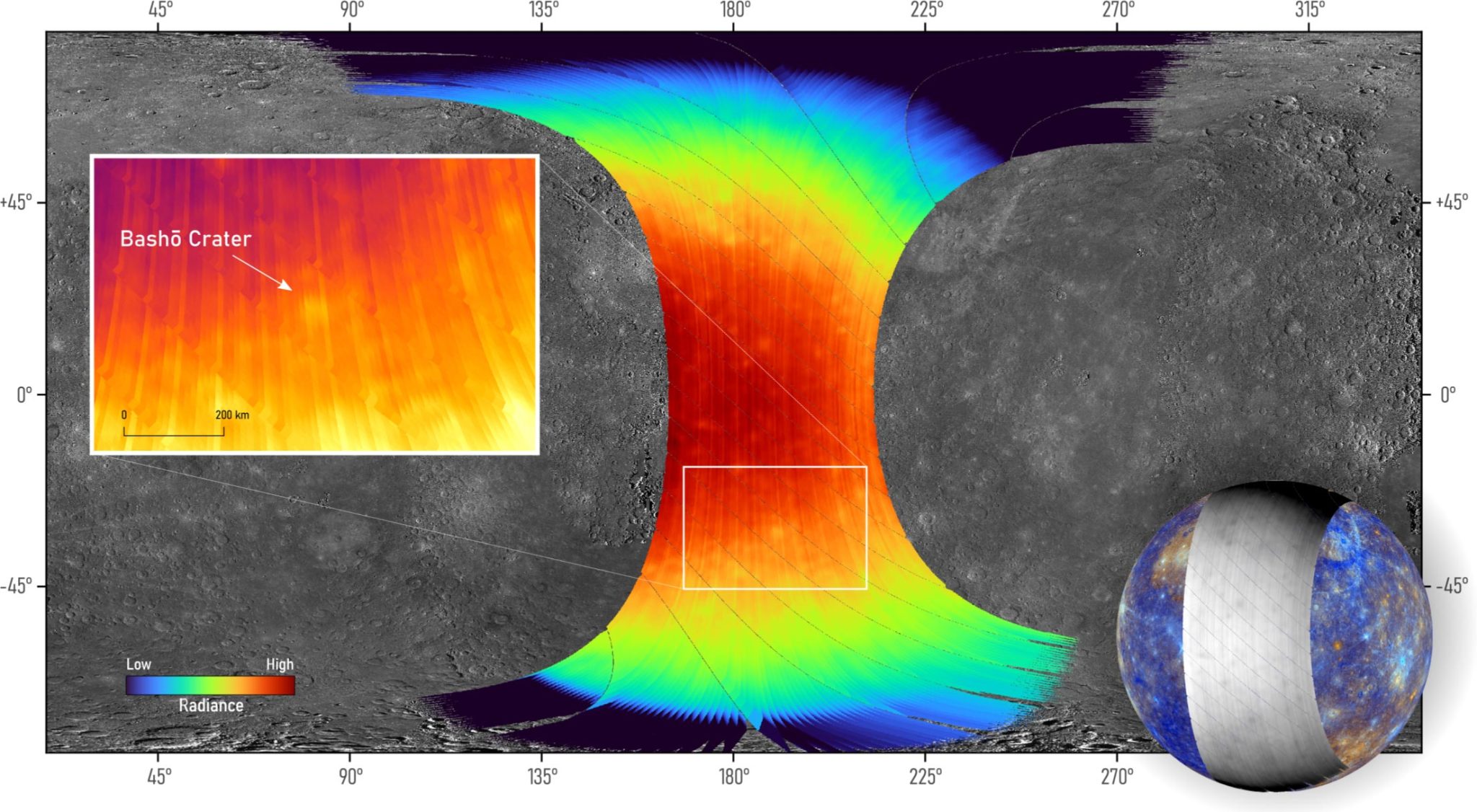 BepiColombo Unmasks Mercury’s Hidden Surface With Infrared Breakthrough