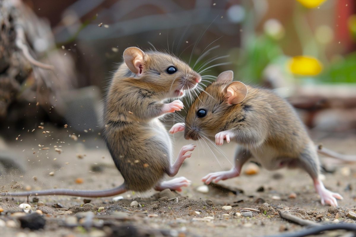 Genius Trick: AI Uncovers Mice’s Secret Tactic To Stop Fights Fast