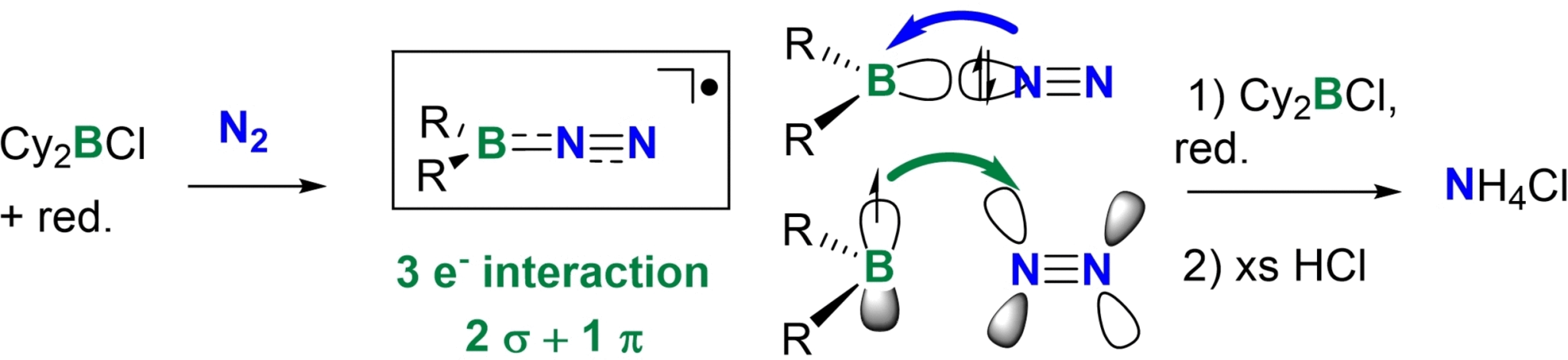 A Boron-Radical Approach: Mild Ammonia Synthesis From Nitrogen