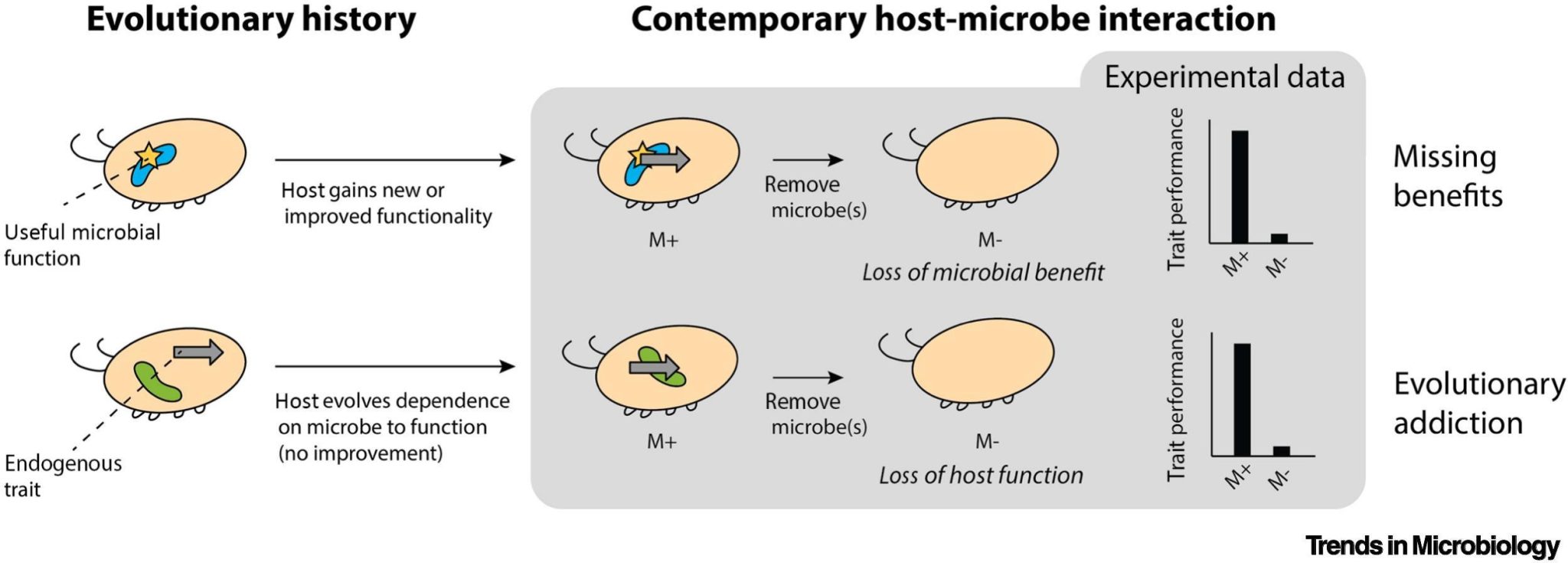 Unmasking Nature’s Dark Secret: Are Hosts Addicted to Their Microbiome?