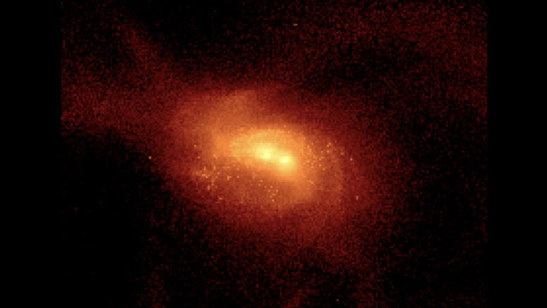 Active Galactic Nuclei Core Ignition Triggered by Galaxy Mergers