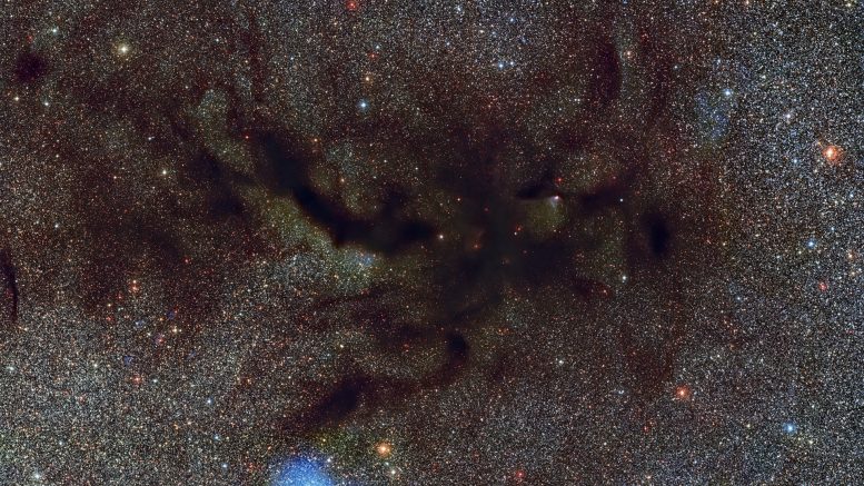 Detailed Image of Barnard 59, The Mouthpiece of the Pipe Nebula