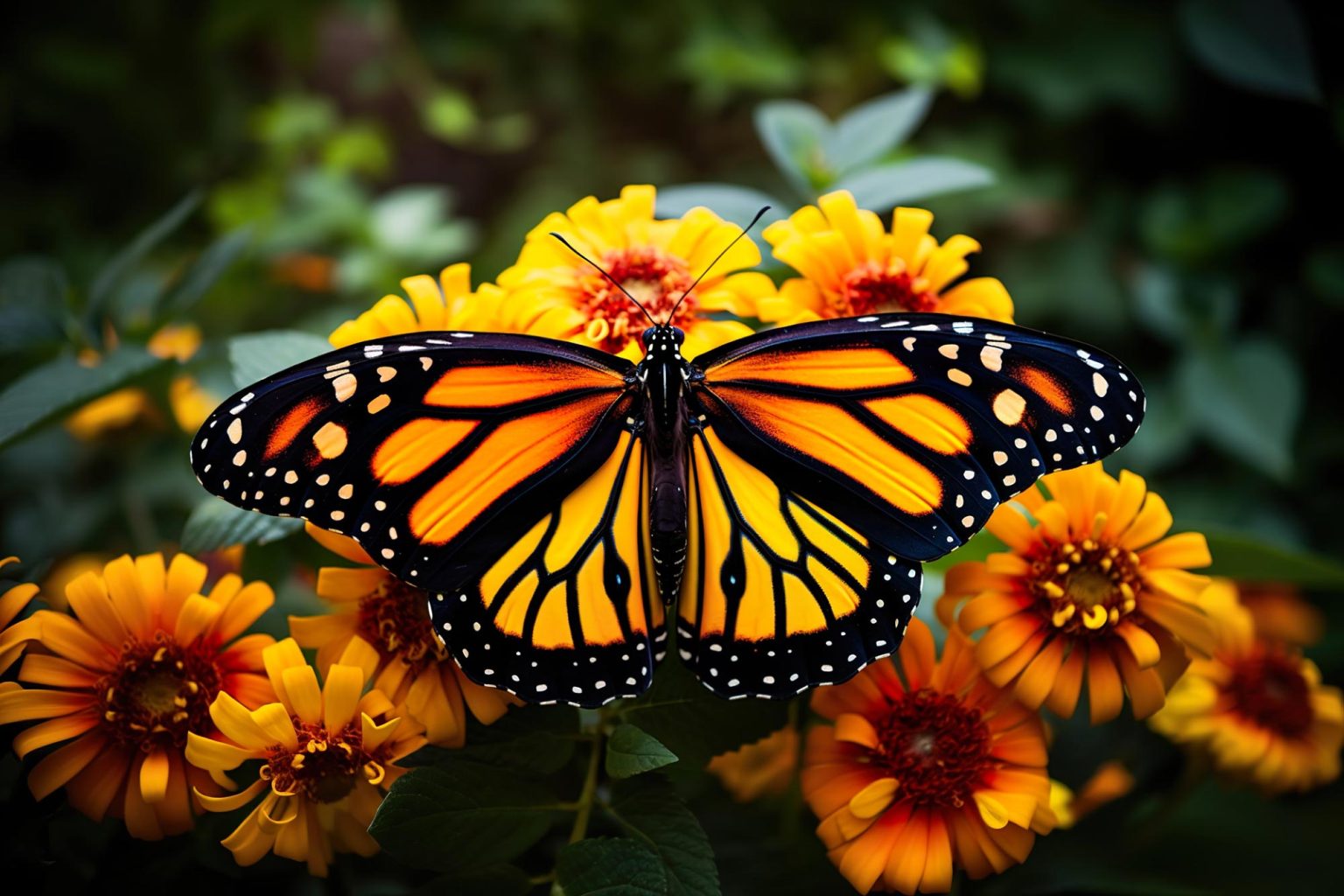 Monarch Butterfly Migration: The Secret Power of White Spots