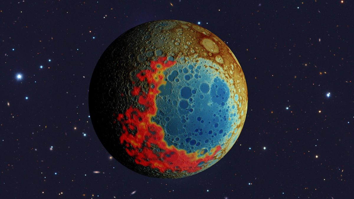 The Moon’s Deepest Scar Still Glows With Clues to Its Fiery Birth