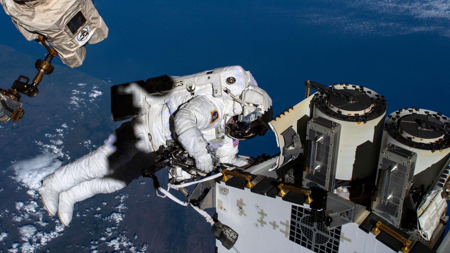 NASA and JAXA Astronauts Begin Spacewalk To Prep for Space Station ...