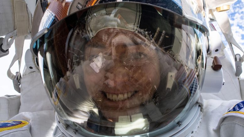 Incredible Image of NASA Astronaut Nicole Mann Refracted Through a ...