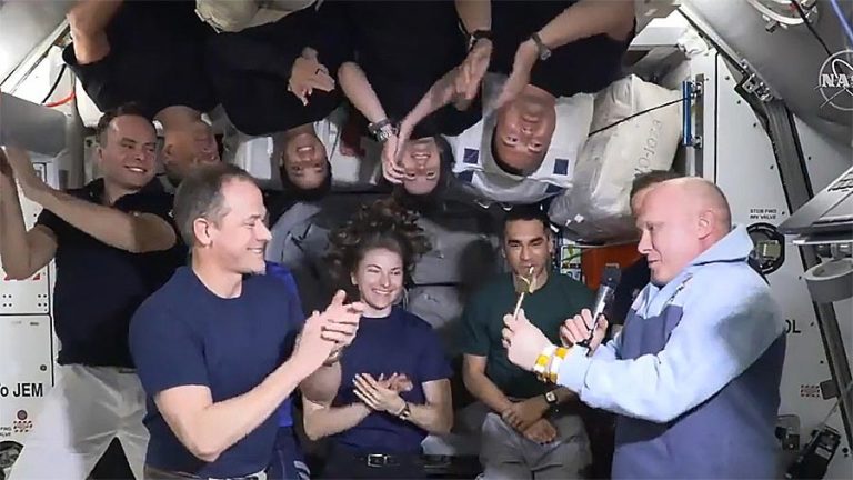 NASA Astronaut Hands Over Command to Russian Cosmonaut As SpaceX Crew-3 ...