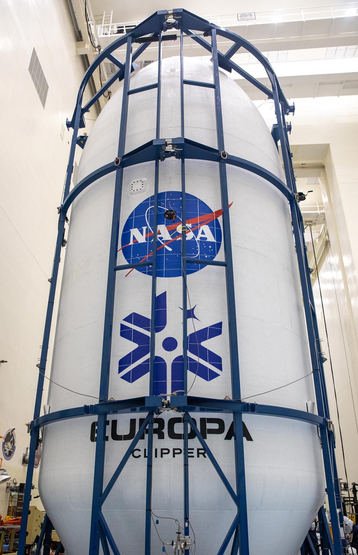 NASA’s Europa Clipper Spacecraft Transported to SpaceX Hangar at ...