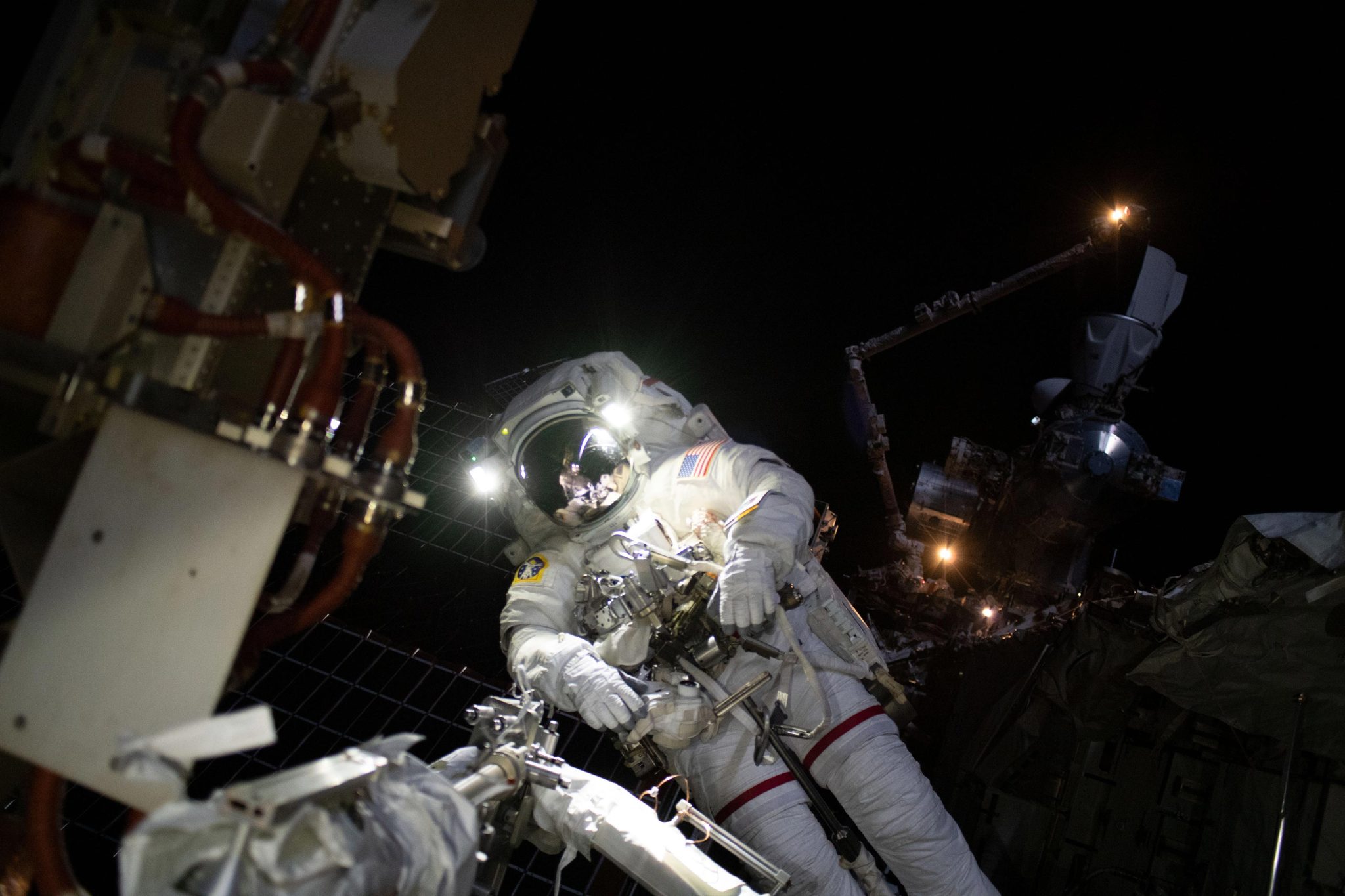 NASA Astronauts Complete New Solar Array Installation on International ...