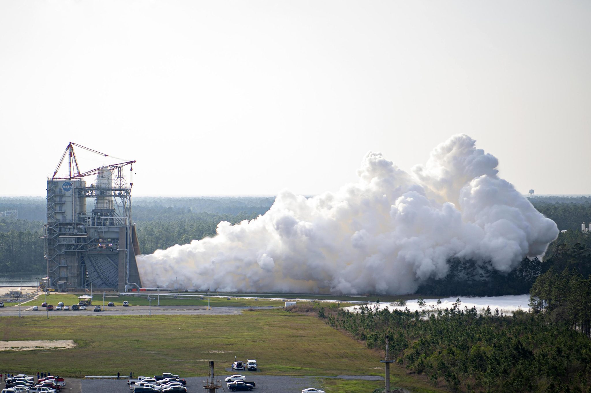 NASA Tests Upgraded Artemis Moon Rocket Engines at 113% Power Level