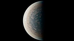 New Color Enhanced Image Shows Jupiter From Below