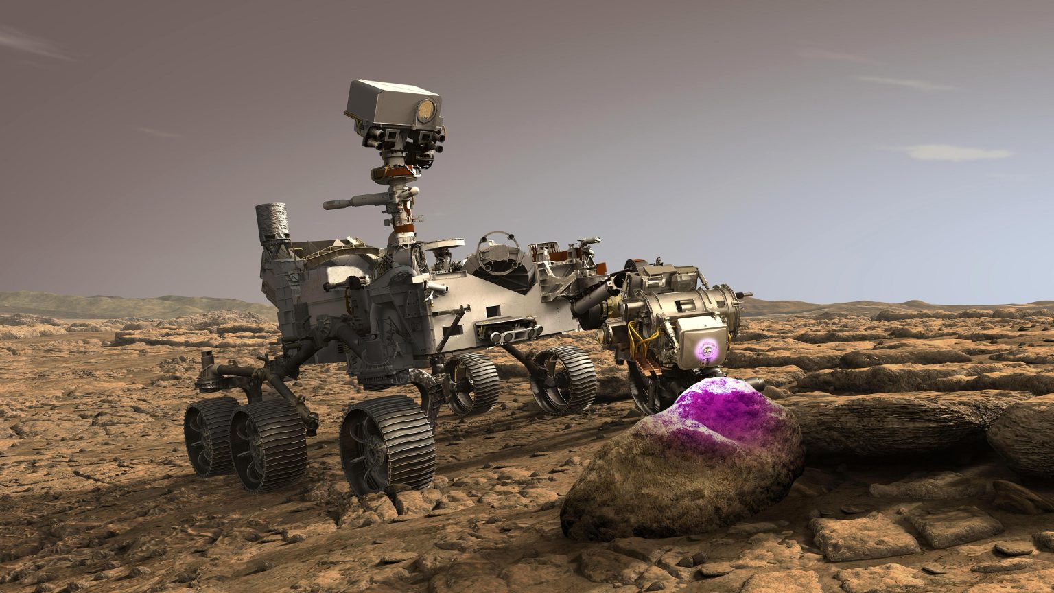 Searching for Signs of Life on Mars: Perseverance's Robotic Arm Starts ...