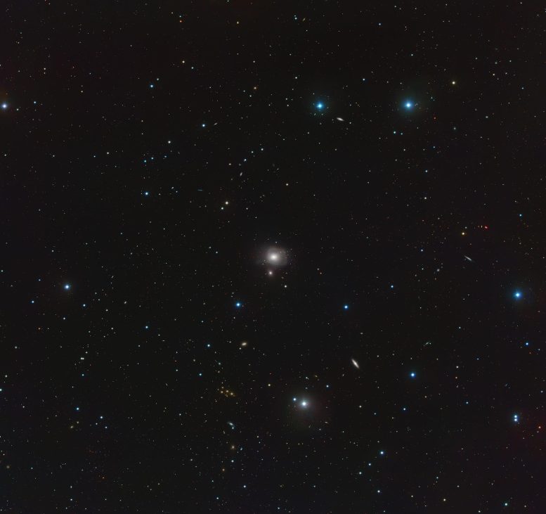 The Galaxy That Devoured Its Neighbors – And the Tiny One That Escaped