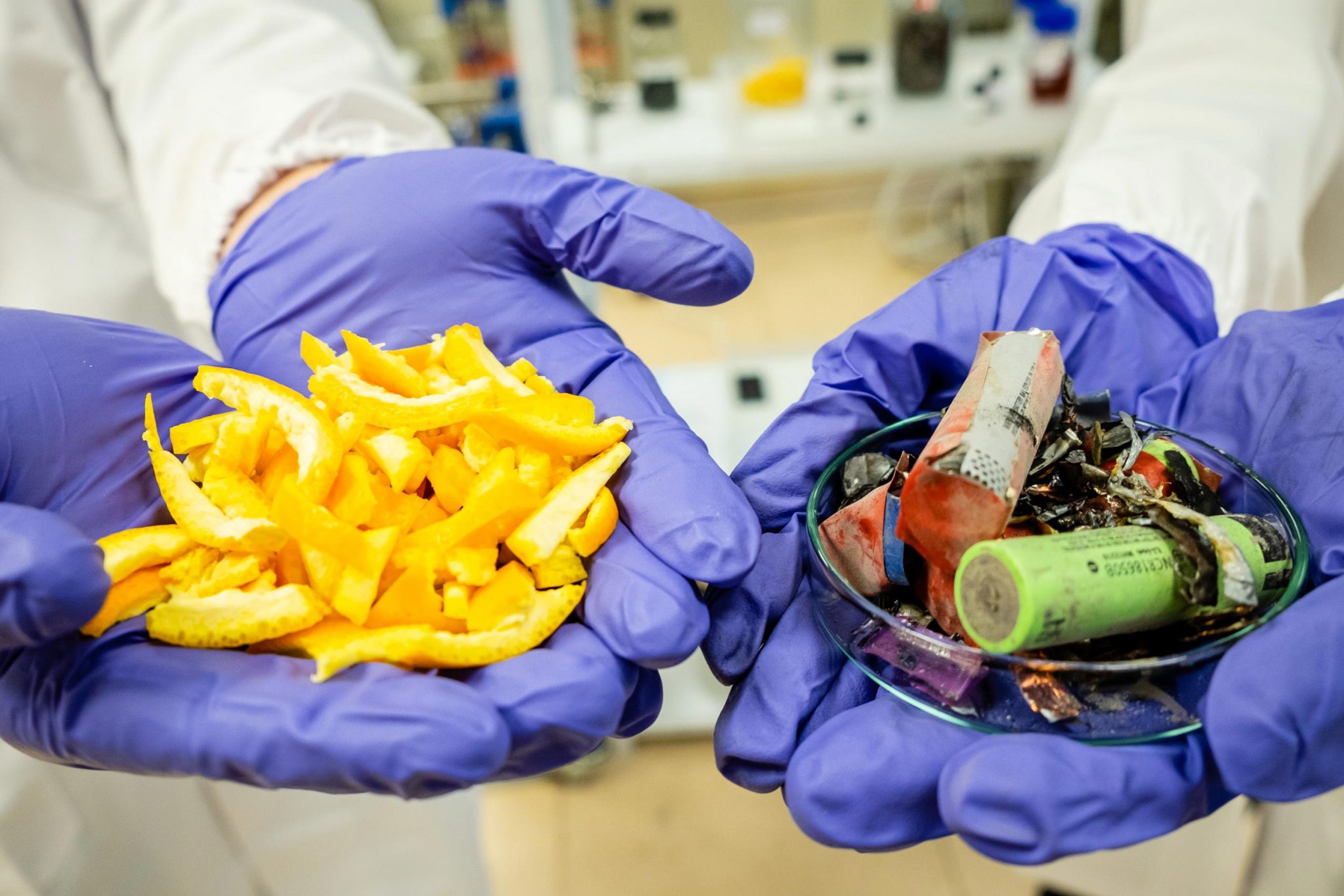 Scientists Use Fruit Peel to Turn Old Lithium-Ion Batteries Into New
