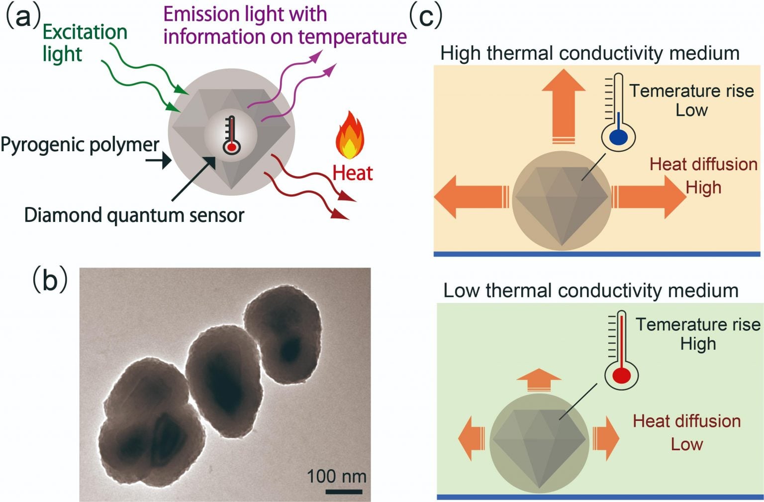 Nanodiamond Sensors Created That Can Act As Both Heat Sources and ...