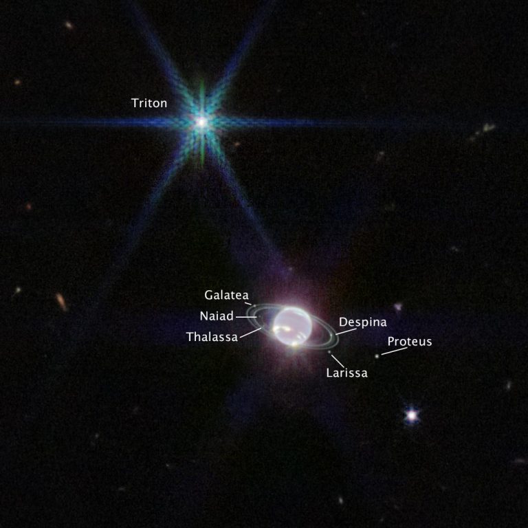 Incredible New Webb Telescope Image of Neptune Captures Never Seen Ring ...