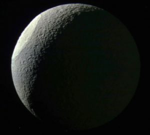 NASA's Cassini Views Saturn's Moon Tethys