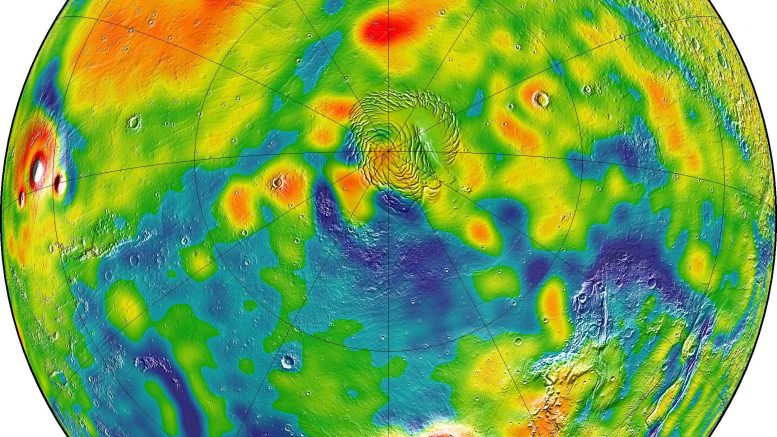 New Gravity Map of Mars Suggests the Planet Has a Porous Crust