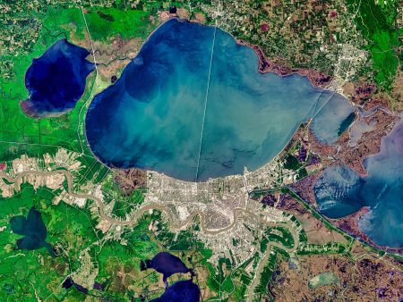 $15 Billion Floodwalls Are Sinking. Satellite Maps Show New Orleans’ Silent Collapse