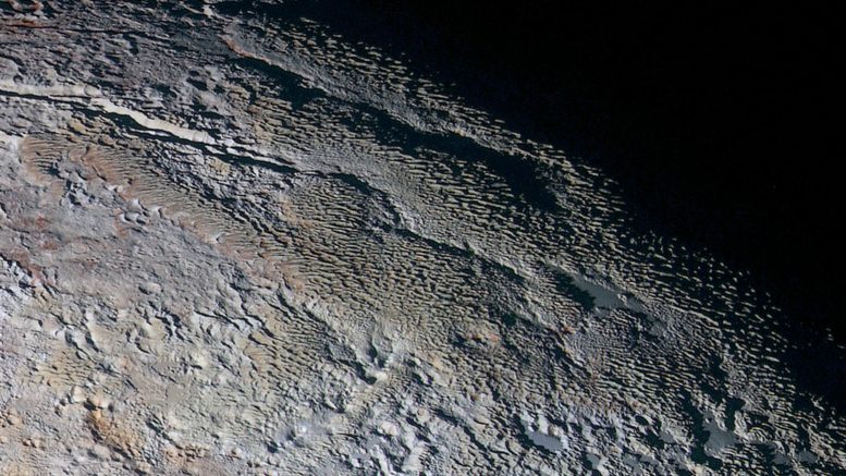New Horizons Spacecraft Reveals a Colorful ‘Landing’ on Pluto