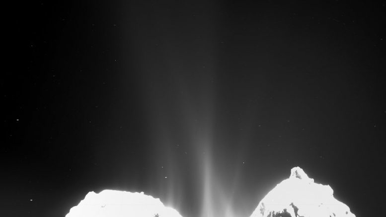Rosetta "Selfie" with Comet 67P/Churyumov–Gerasimenko in the Background