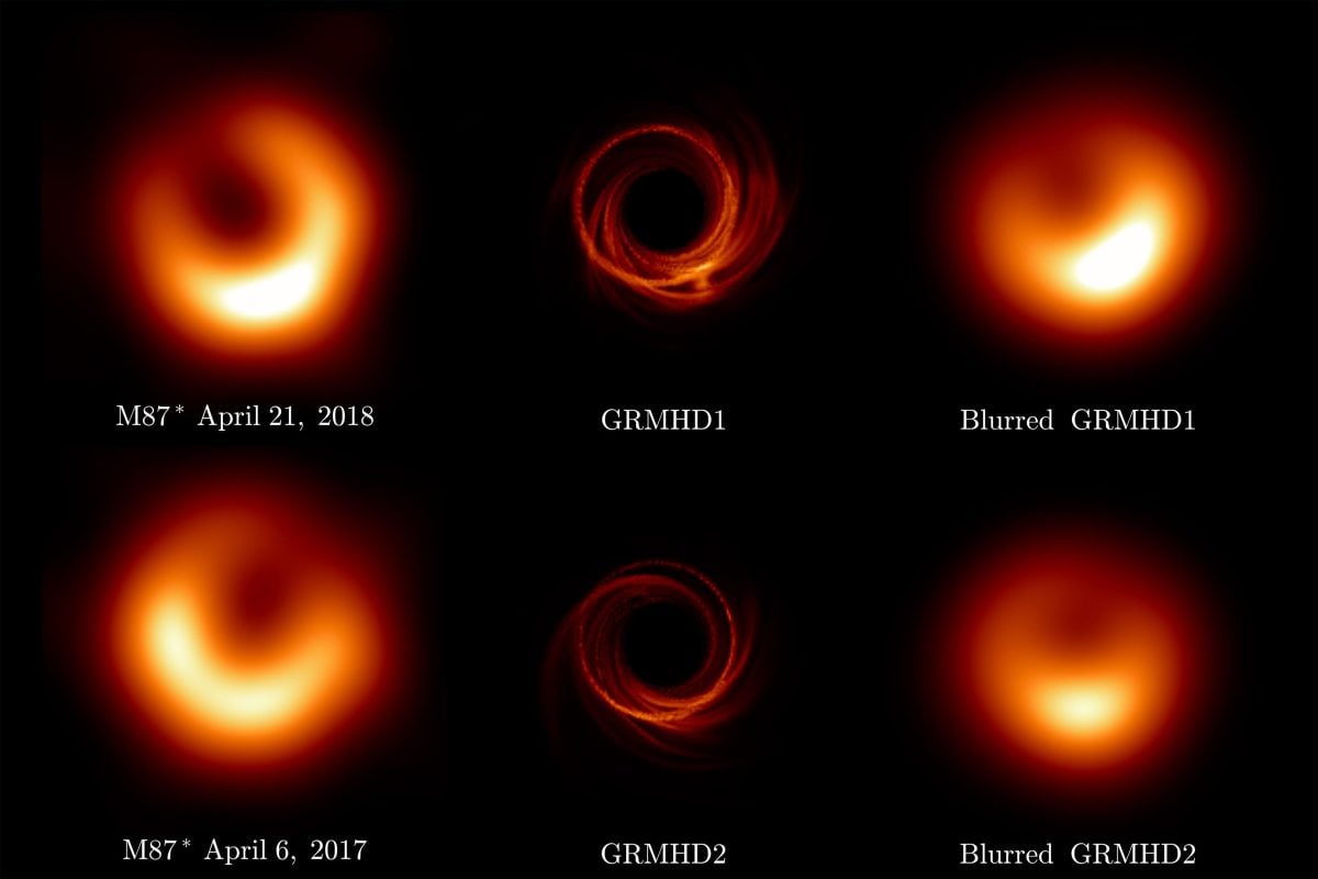 First Monster Black Hole Ever Imaged Continues To Evolve in Jaw ...
