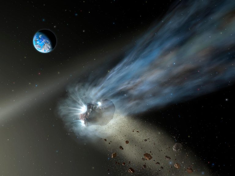 Comet Catalina’s Glowing Tail Indicates Comets Delivered Carbon to ...