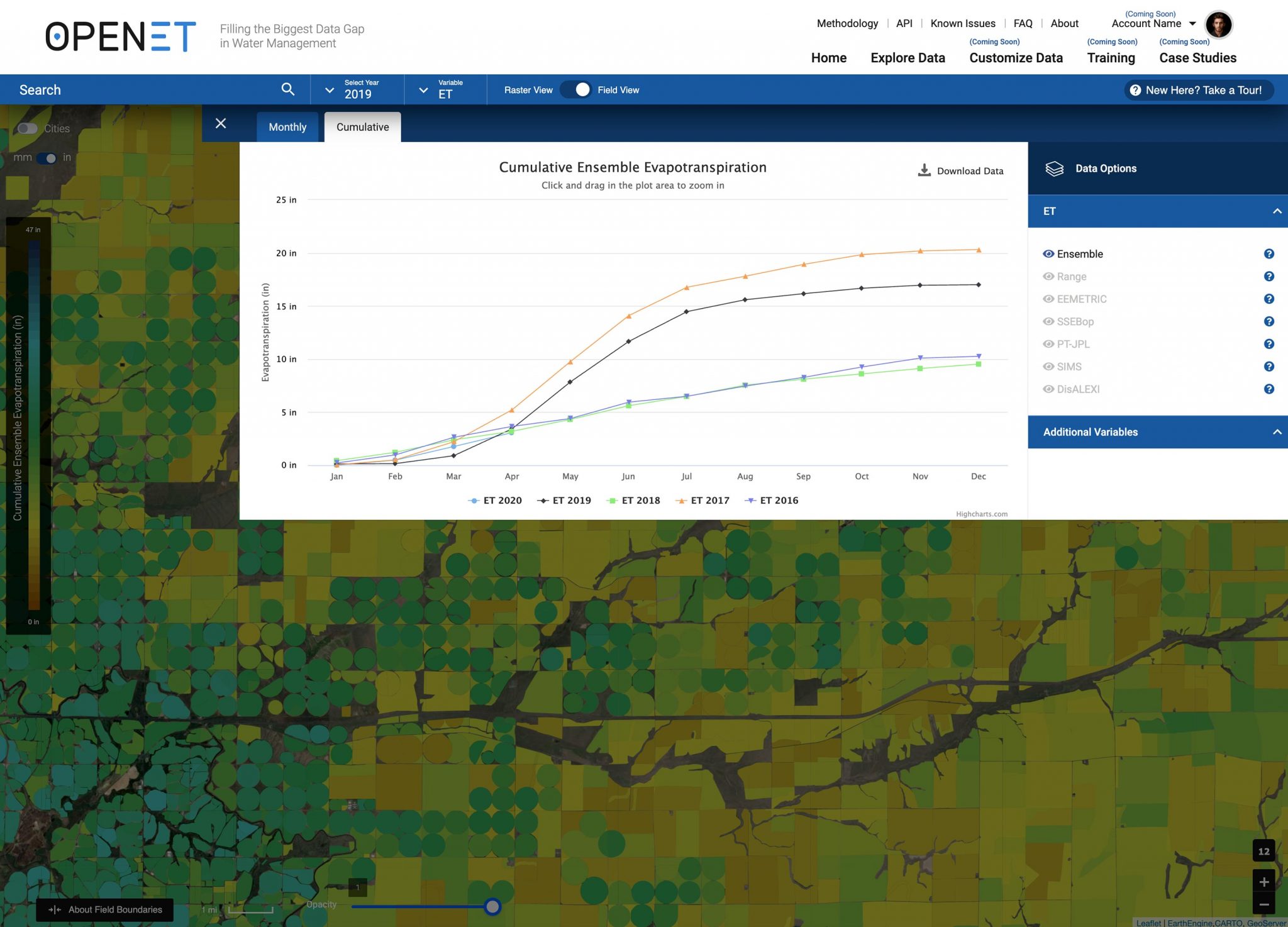 OpenET: Transforming Water Management in the U.S. West With NASA Data
