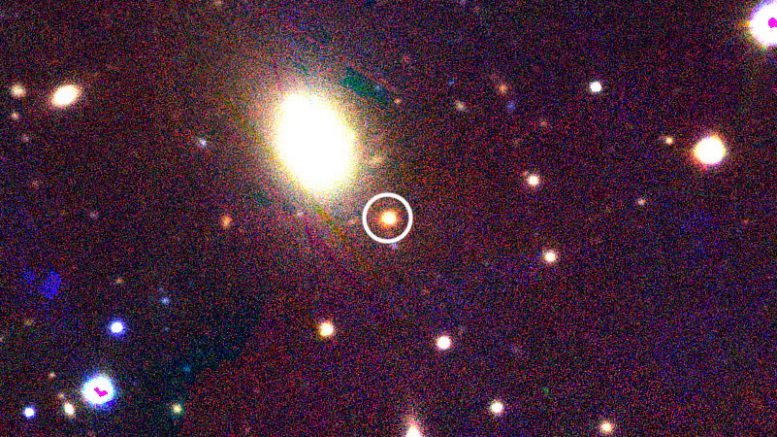 PS1-10afx Supernova Magnified by Gravitational Lensing