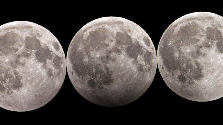 Incredible Satellite View of the Moon's Shadow Crossing the Surface of ...