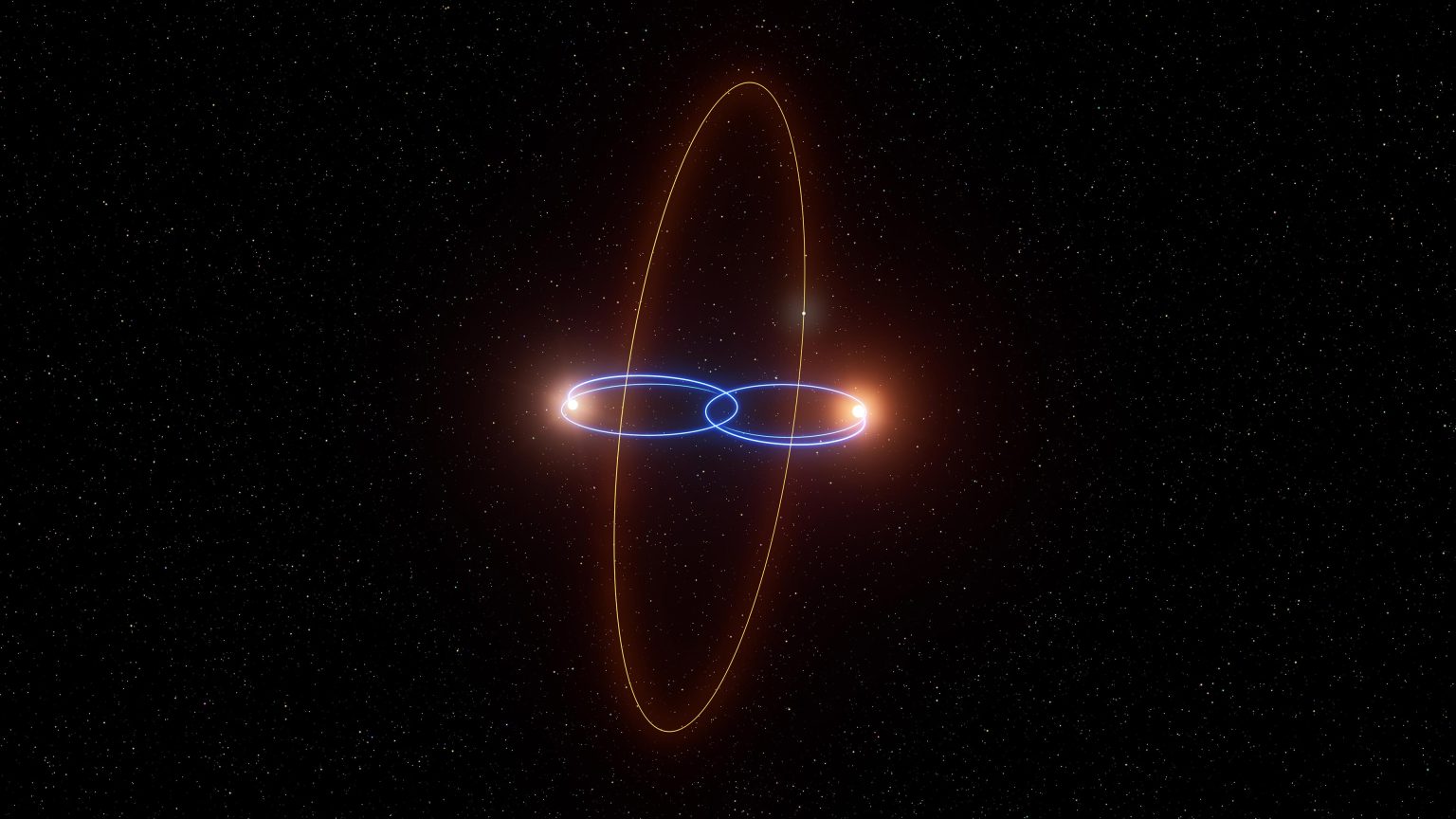 Planet Found Orbiting Two Stars at a Perfect 90-Degree Angle