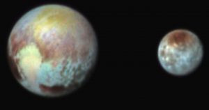 False Color Images Show the Complexity of Pluto and Charon