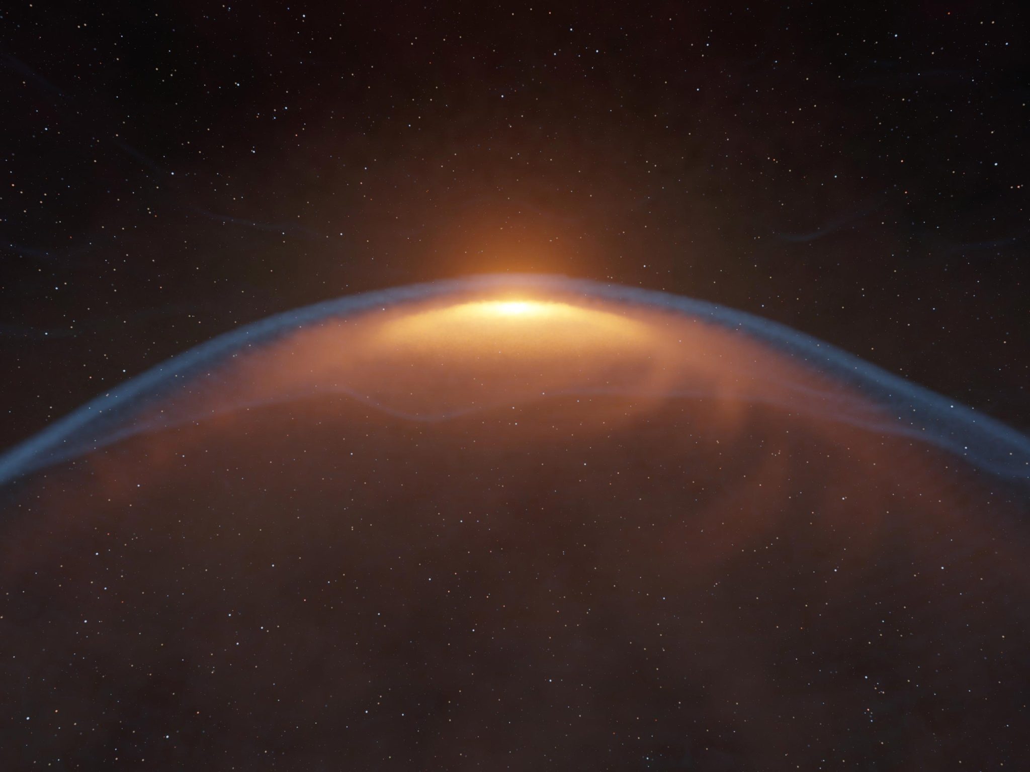 Newborn Star’s Jet Ignites a Cosmic Blast. Then Gets Slammed by Its ...