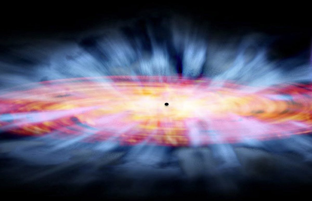 Record-Breaking Black Hole Wind Blasts Through Space at 30% the Speed ...