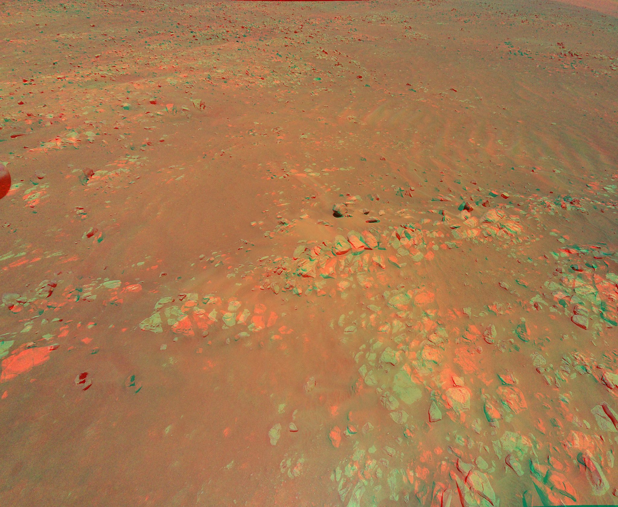 NASA Scientist’s Favorite Martian Image: Helicopter Scouts Ridge Area ...