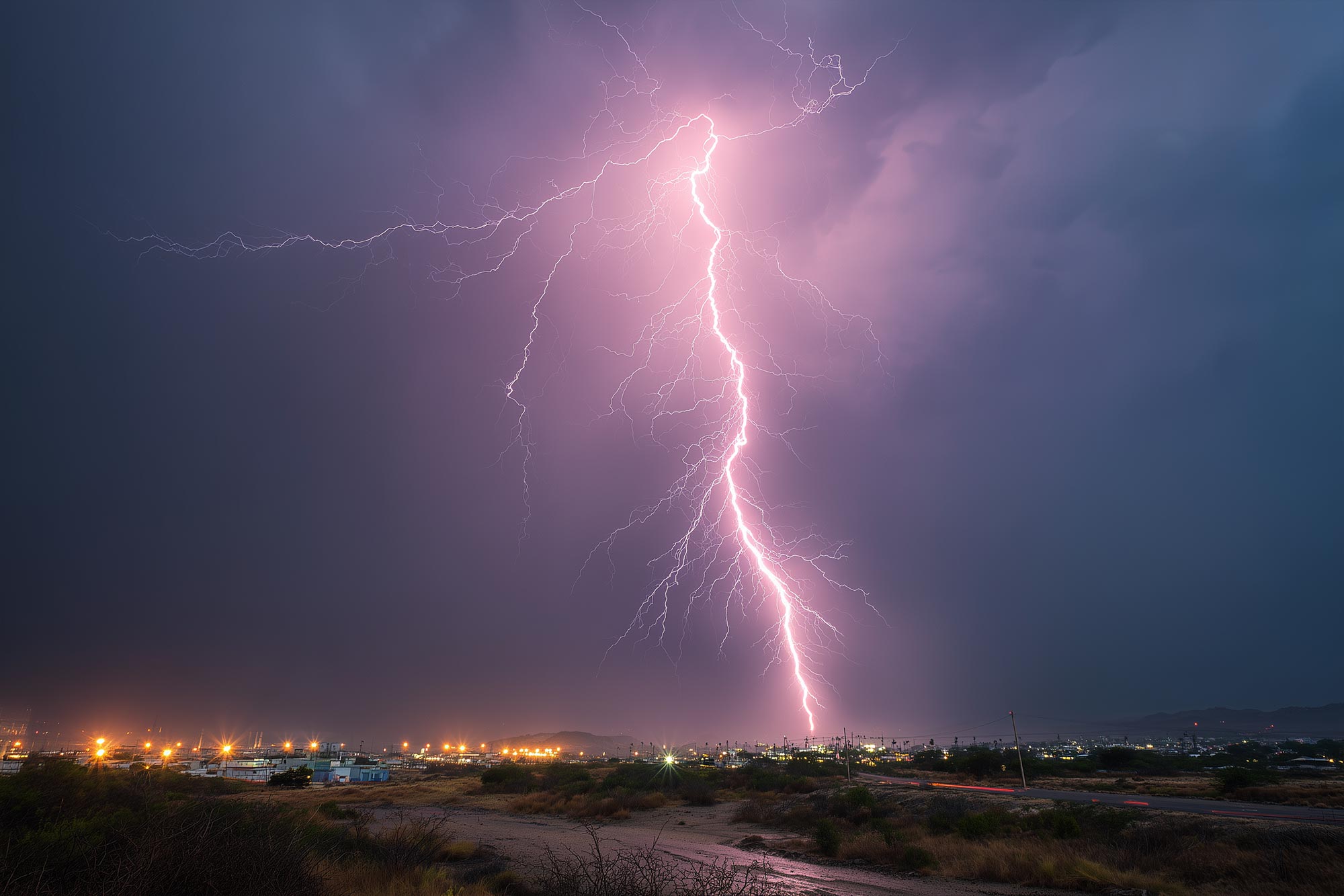 Real Lightning Strike