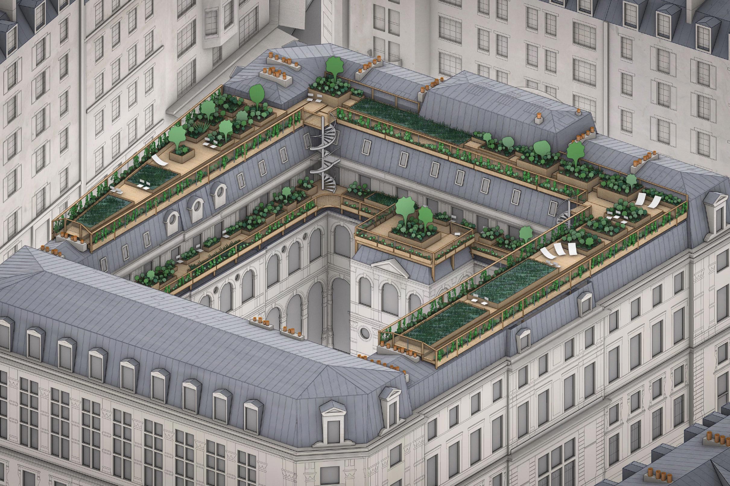 Revolutionizing Urban Living: Roofscapes Transforms Parisian Rooftops ...