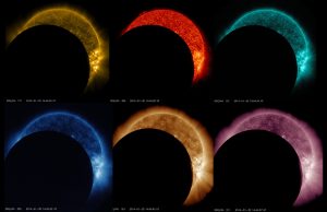 NASA's Solar Dynamics Observatory Views Lunar Transit