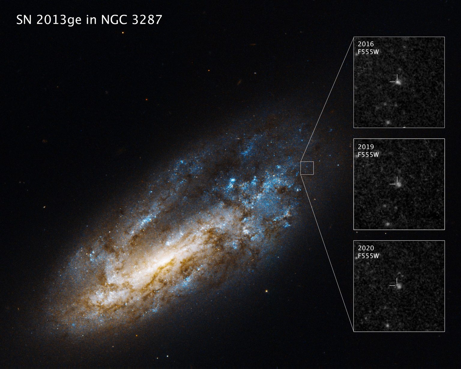 Hubble Reveals Surviving Companion Star in Aftermath of Titanic ...