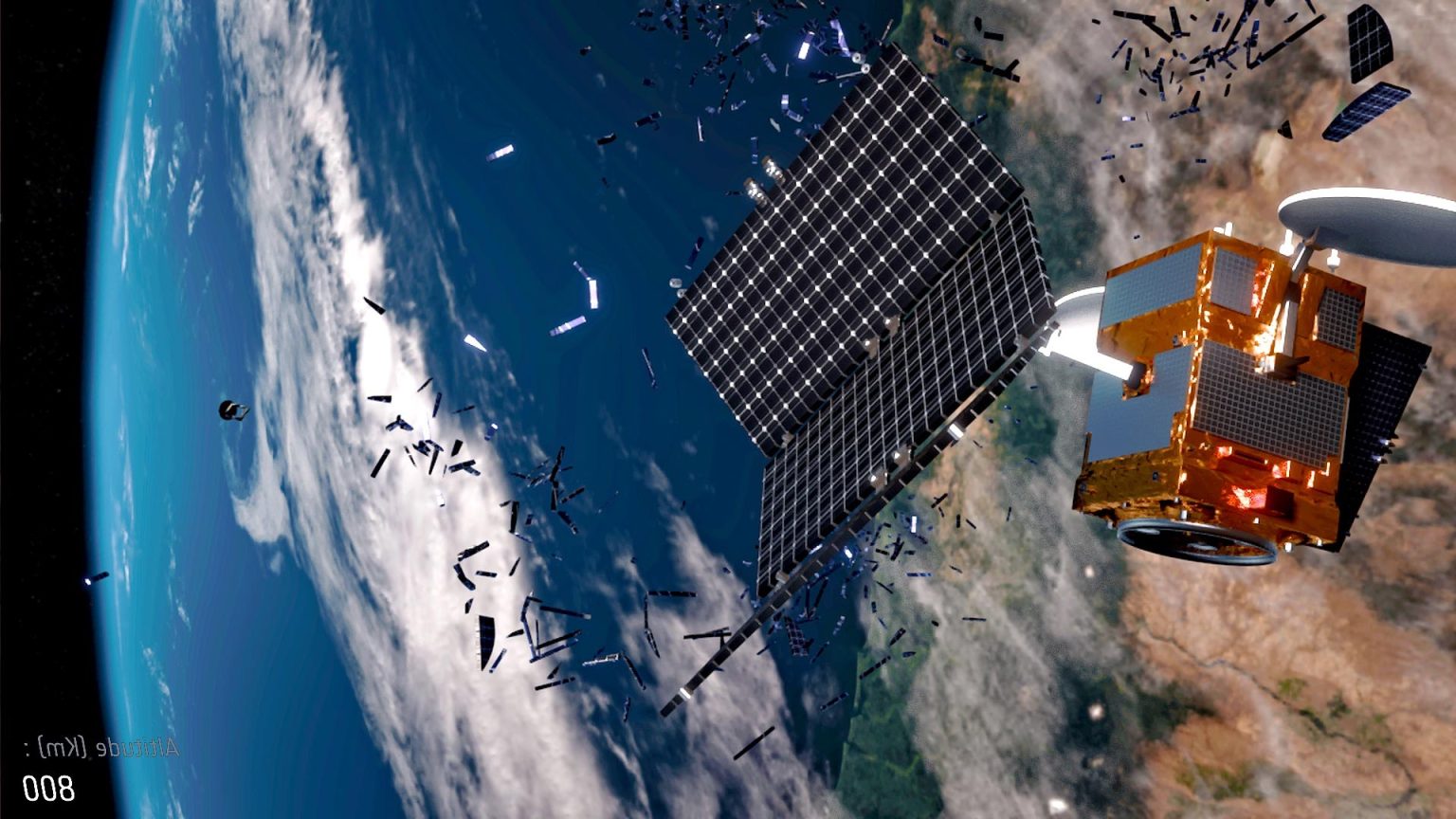 CleanSpace One Satellite Will Remove Space Debris