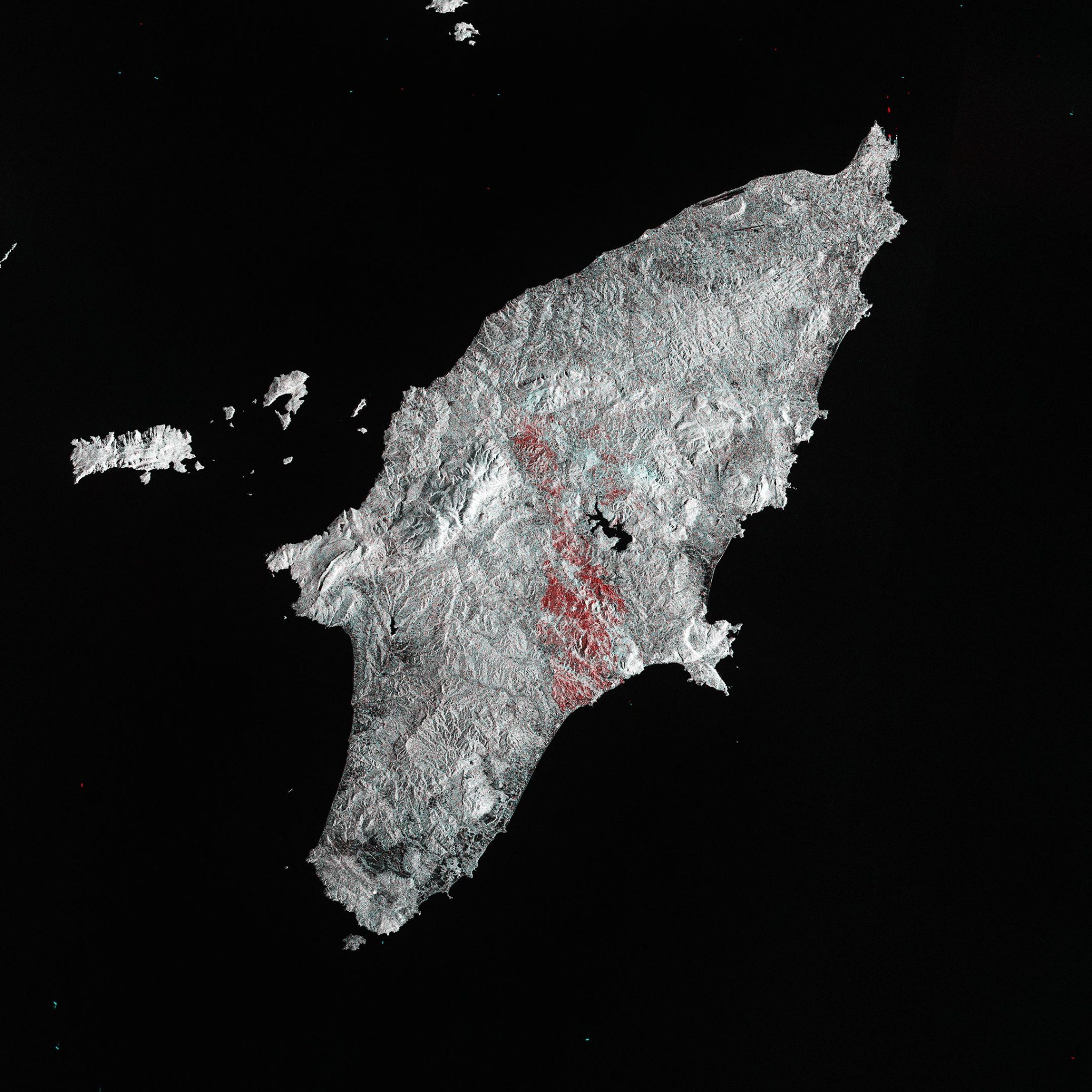 Bird’s Eye Burn Scars: Scorched Devastation on the Greek Island of Rhodes