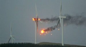 Scottish Wind Turbine Explodes
