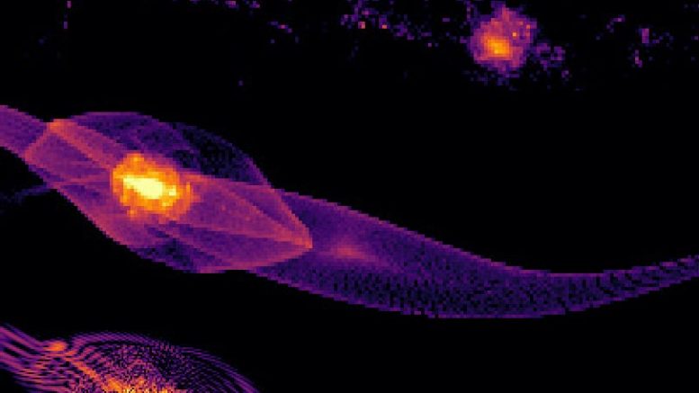 Dark Matter Filament in Galaxy Supercluster Directly Measured