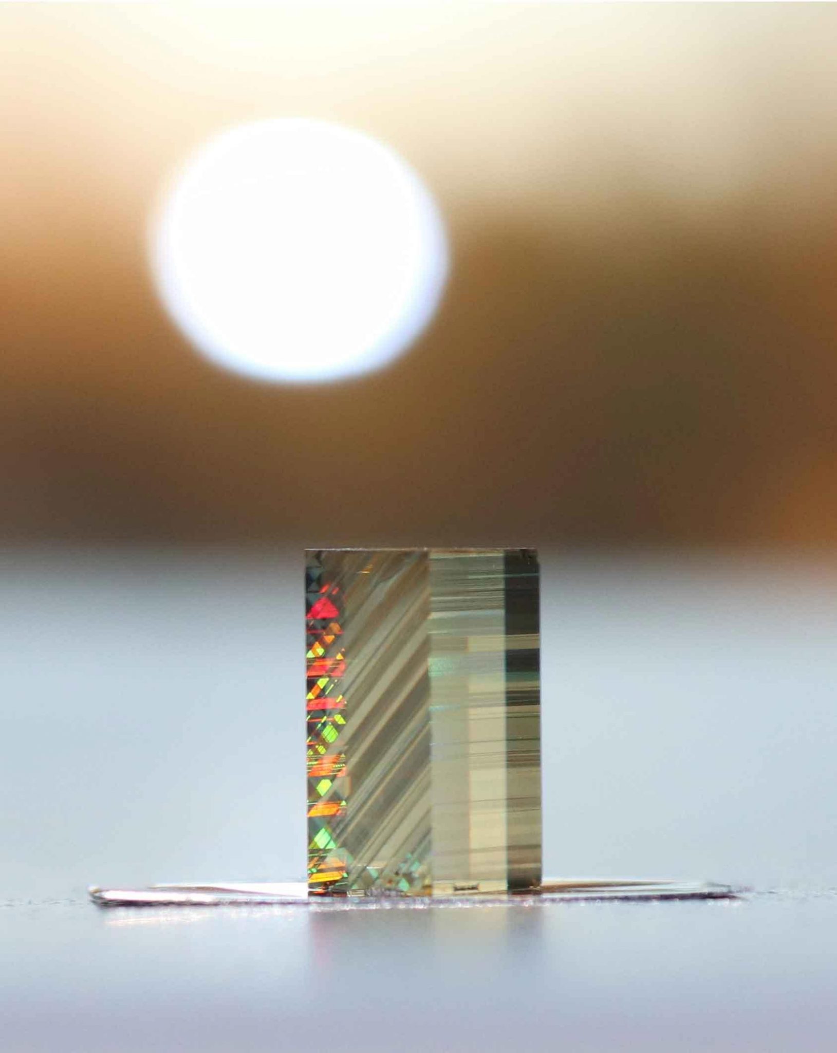 Mechanically Imprinting Atoms in Ferroelectric Ceramic